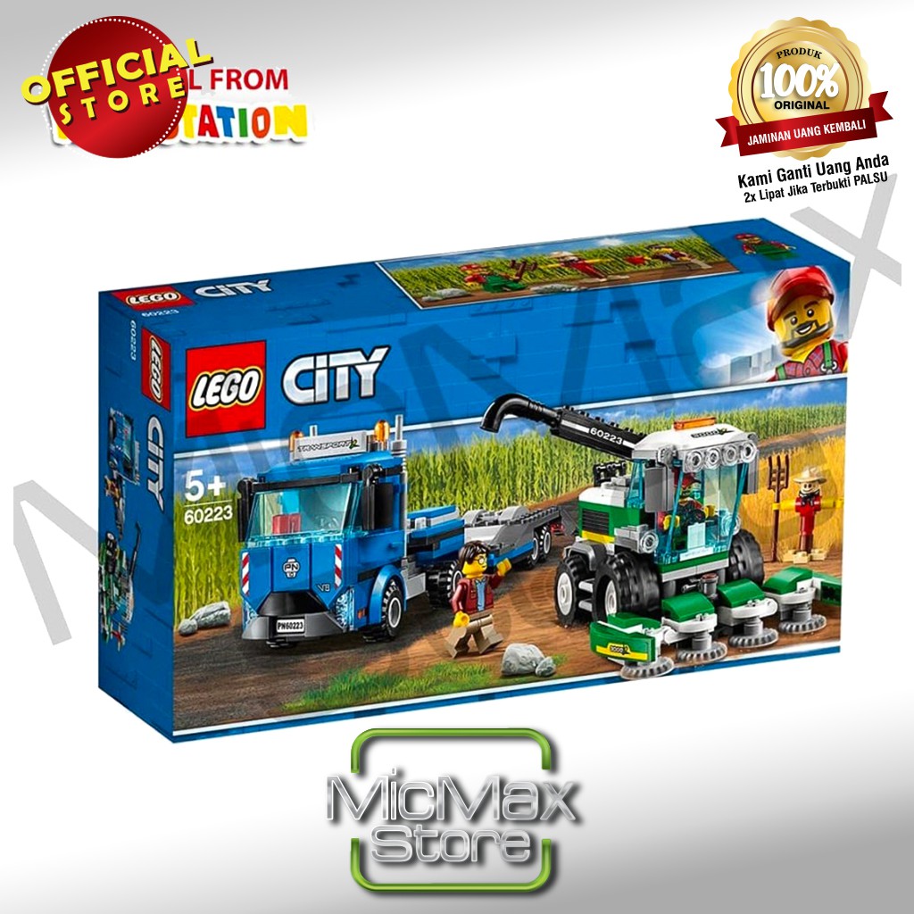 Jual Lego City 60223 Great Vehicles Harvester Transport | Shopee Indonesia