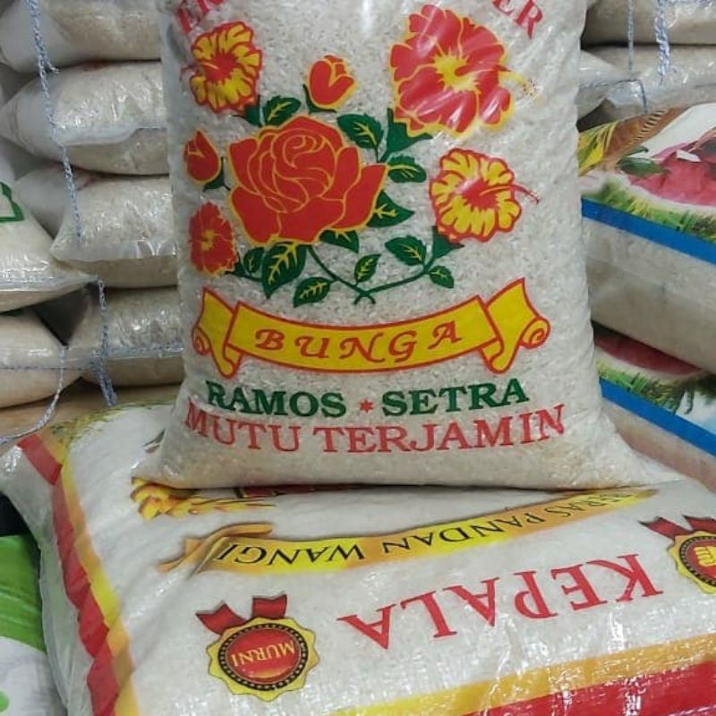 Jual Beras Bunga Sentra Ramos 3 Kg s/d 10 Kg | Shopee Indonesia