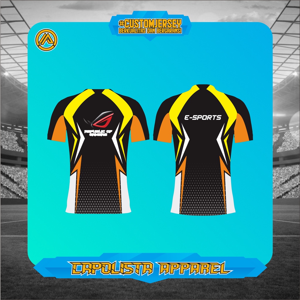 Jual Jersey baju Gaming game Esport Custom Full Printing murah ( bisa ...