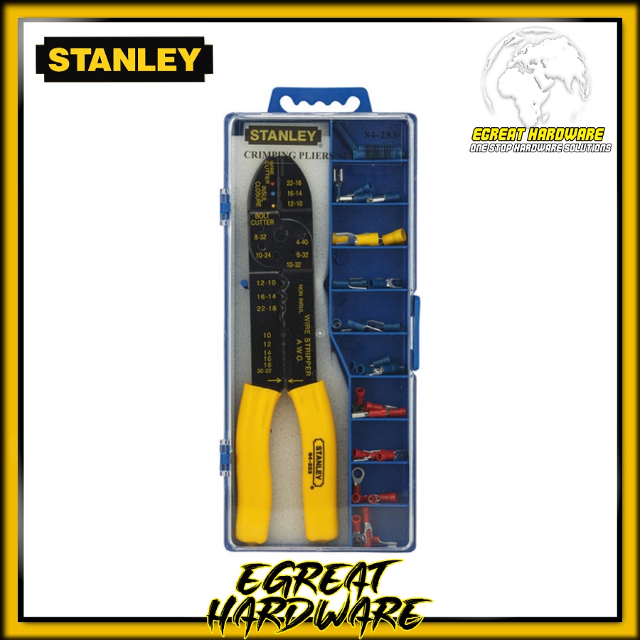 Jual Tang Penjepit Set Stanley 84253 Crimping Pliers Set | Shopee Indonesia