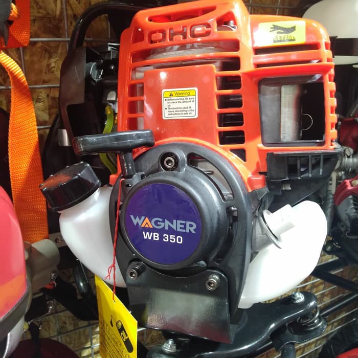 Jual Mesin Potong Rumput 4 Tak Kepala Senar dan Pompa Air Wagner WB 350 ...