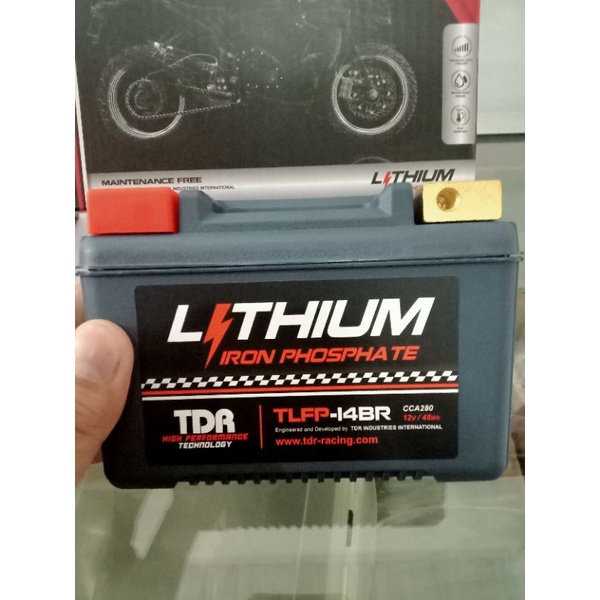 Jual AKI LITHIUM TDR IRON BATTERY TLFP-14BR 12 VOLT LIFE PO4 ORIGINAL ...