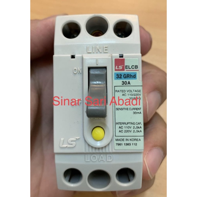 Jual ELCB LS 32GRhd 30A 30mA. EARTH LEAKAGE , CIRCUIT BREAKER | Shopee Indonesia