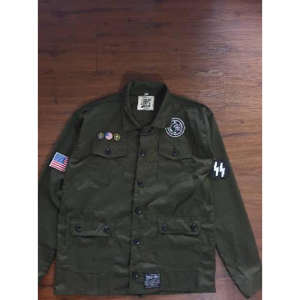 Jual GALF.INC FIELD JACKET SEMI PARKA PRIA VINTAGE BIKER ARMY (KODE ...