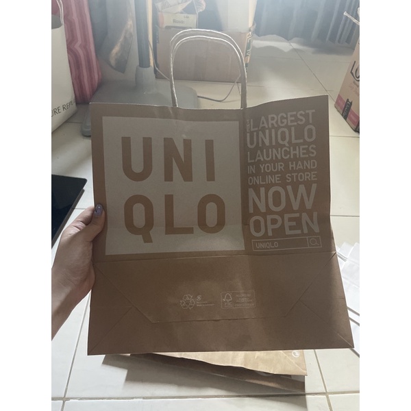 Jual PAPER BAG ZARA ORIGINAL PAPERBAG HNM PAPERBAG UNIQLO | Shopee ...