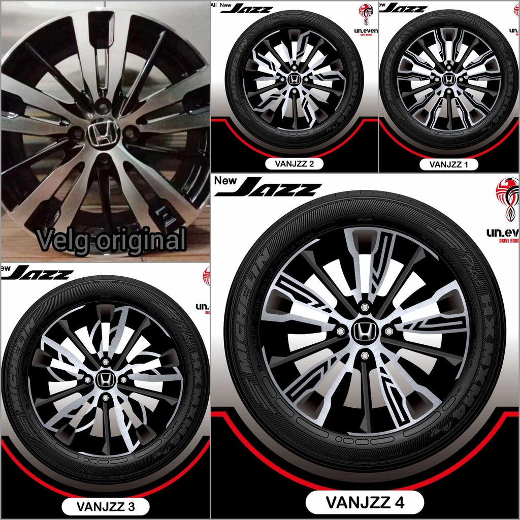 Jual STICKER VELG HONDA JAZZ RS | Shopee Indonesia