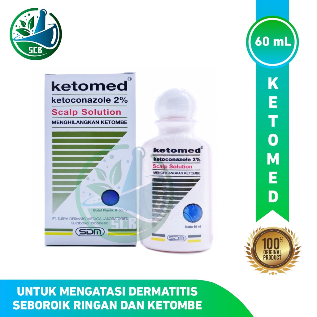 Jual Ketomed 2% Scalp Solution 60 mL - Shampoo Anti Ketombe Jamur ...