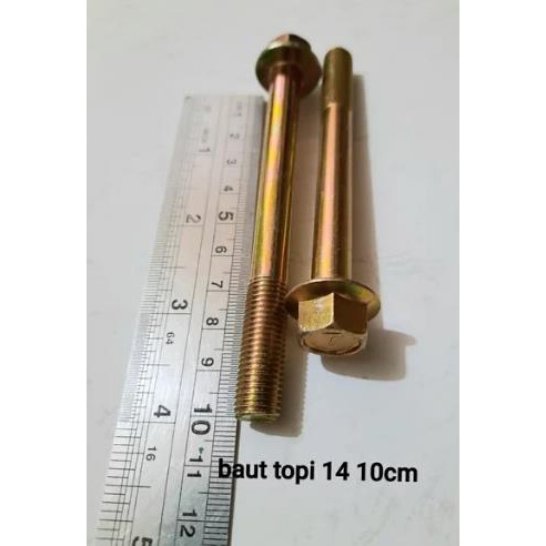 Jual Baut topi 14 tau 10mm x 10cm | Shopee Indonesia