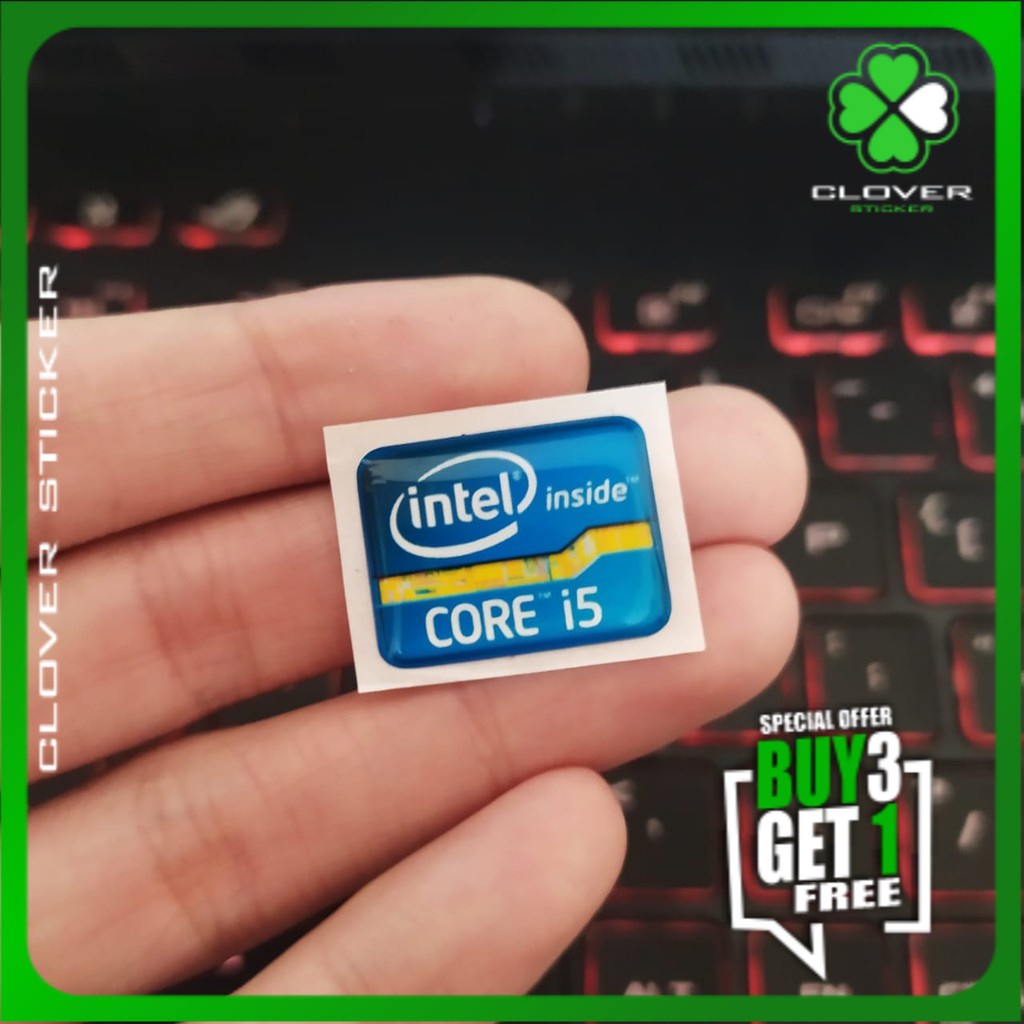 Jual INTEL CORE i5 GEN 2 STIKER TIMBUL LENTUR STIKER STIKER PC STIKER ...