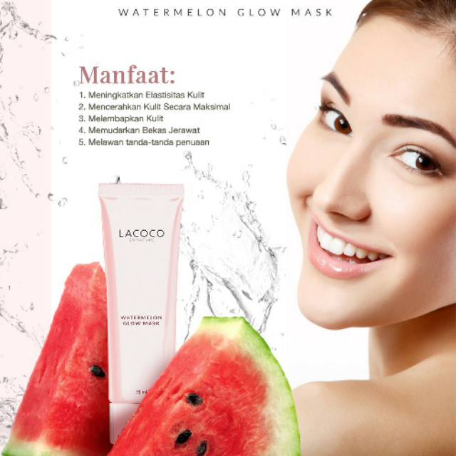Jual LACOCO GLOW MASK (watermelon) | Shopee Indonesia