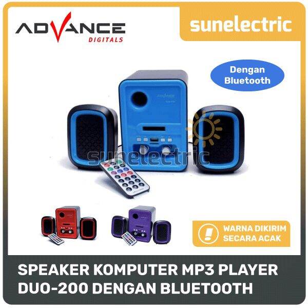 Jual Advance Duo-200BT Speaker Bluetooth / Speaker Multimedia Subwoofer ...