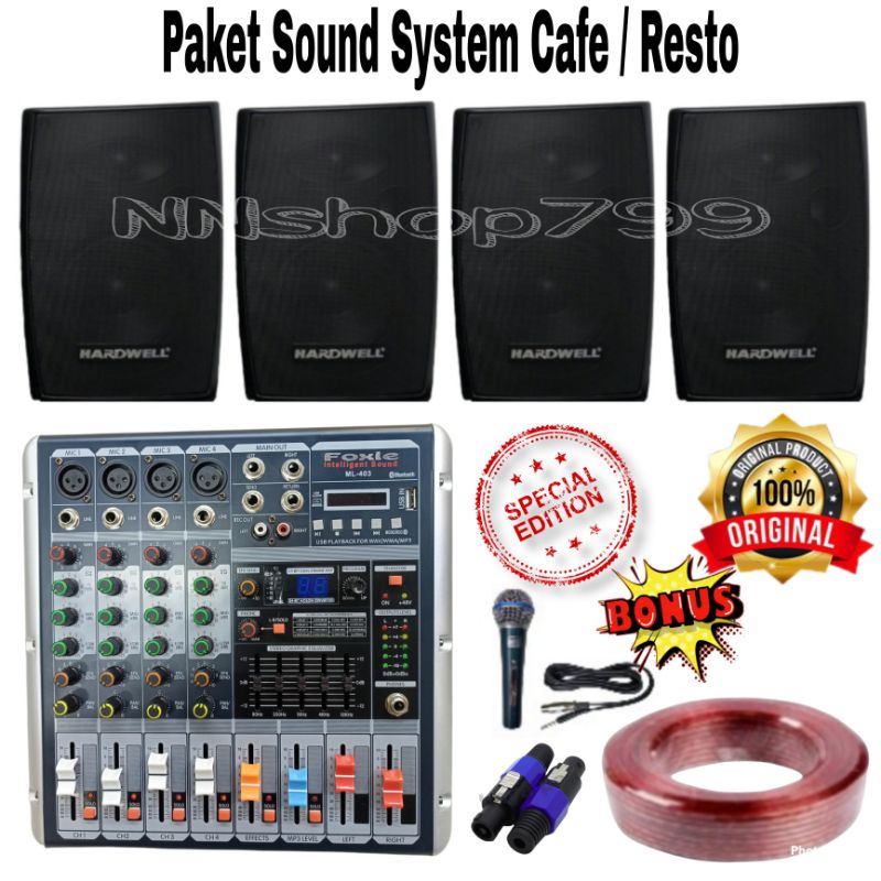 Jual Paket Sound System Cafe / Resto hemat 2 | Shopee Indonesia