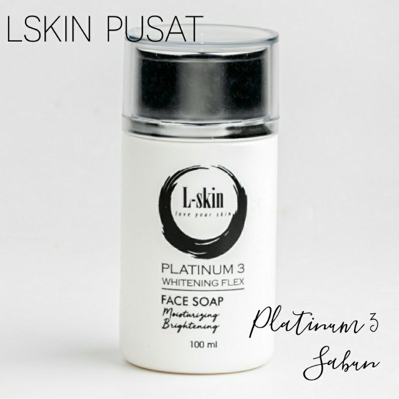 Jual Lskin / L-Skin Platinum 3 Sabun Muka | Shopee Indonesia
