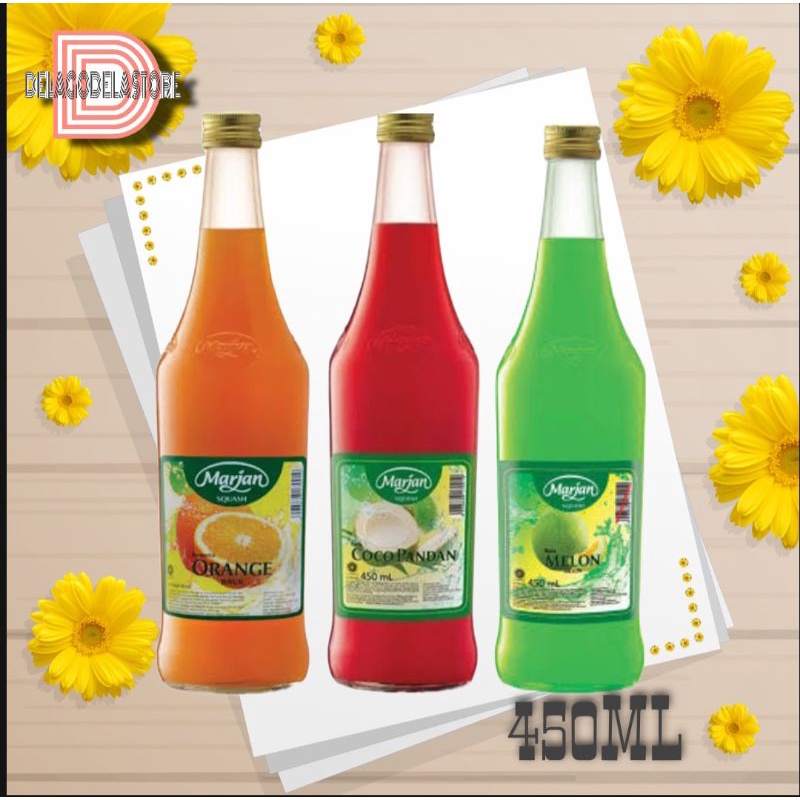 Jual Marjan Squash Delight Syrup Cocopandan 450ml | Shopee Indonesia