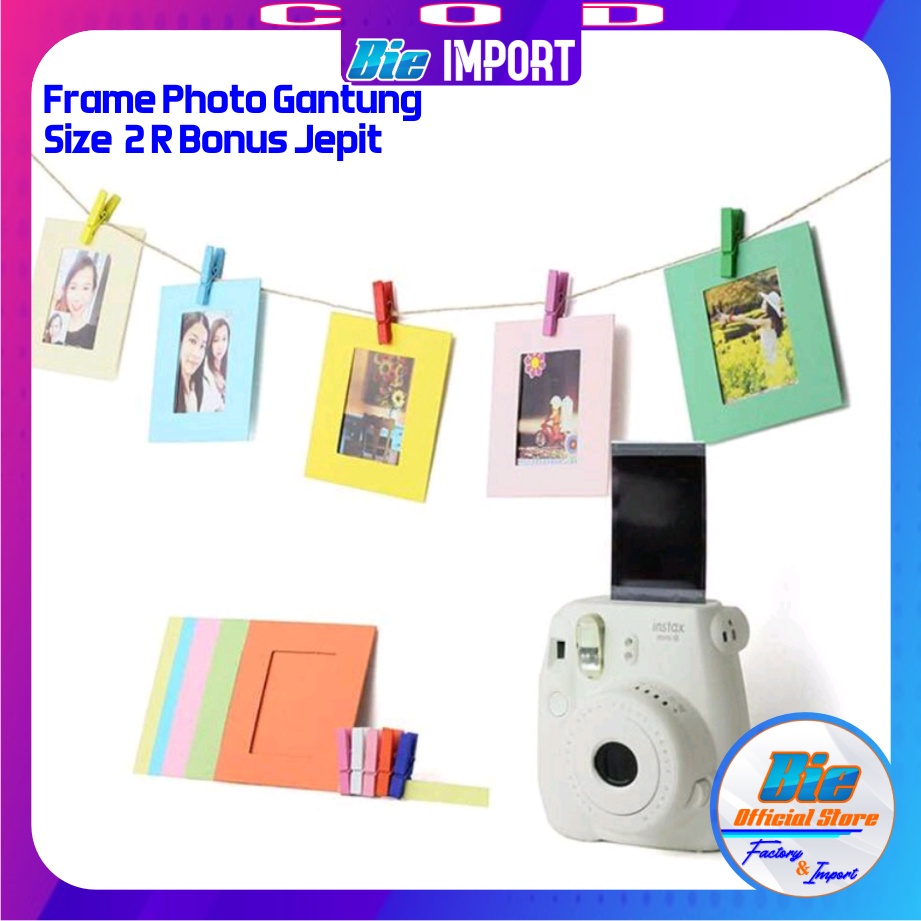 Jual Frame Foto Gantung 2 R Bonus Jepit Foto Impor Best Seller | Shopee ...