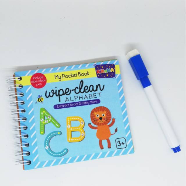 Jual My Pocket Book Wipe Clean - ALPHABET UPPERCASE (Huruf Besar ...
