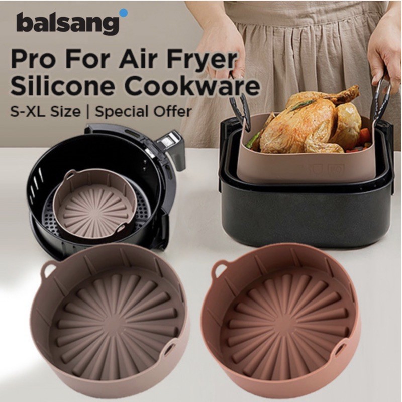Jual BALSANG [Authentic] Air Fryer Silicone Pot Korea MADE IN KOREA ...