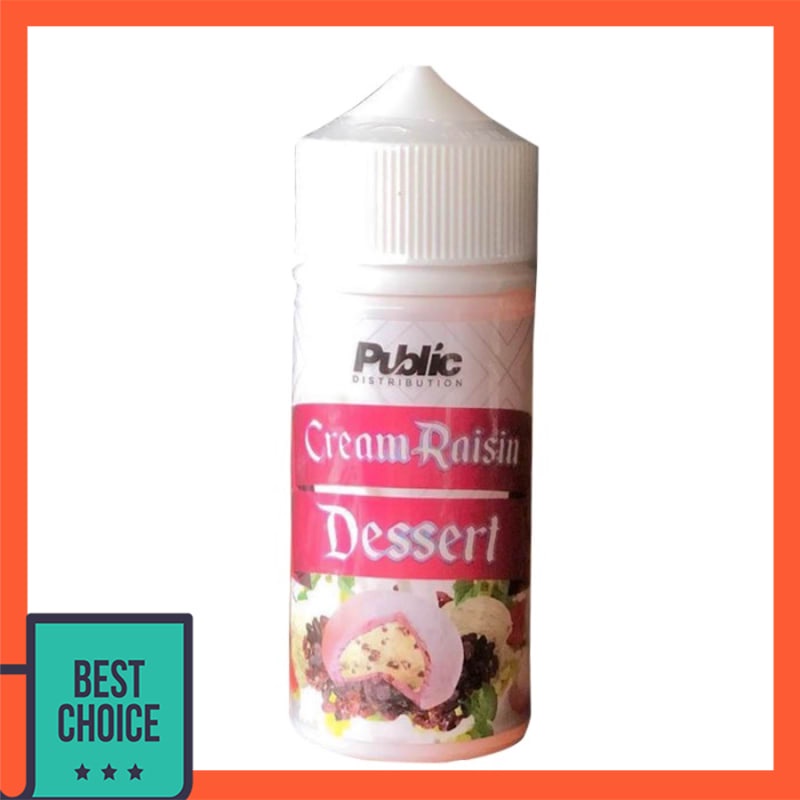 Jual Cream Raisin Dessert 100ml By Public - Liquid Cream Raisin Dessert ...