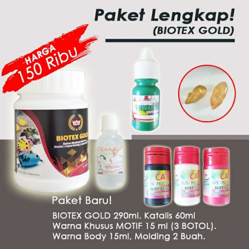 Jual Paket lengkap Biotex Gold + Accessories | Shopee Indonesia