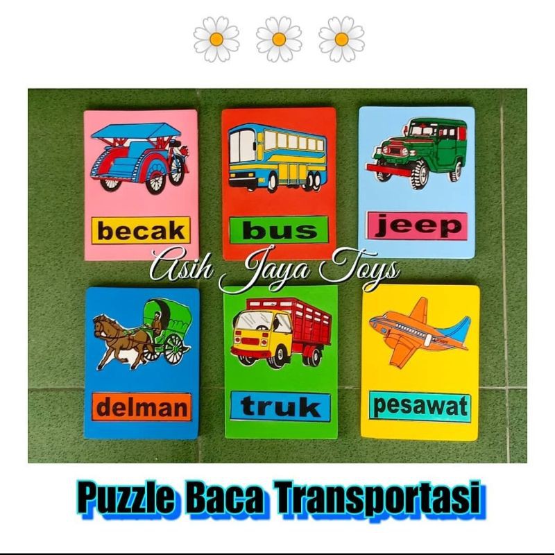 Jual Puzzle Baca Transportasi | Shopee Indonesia
