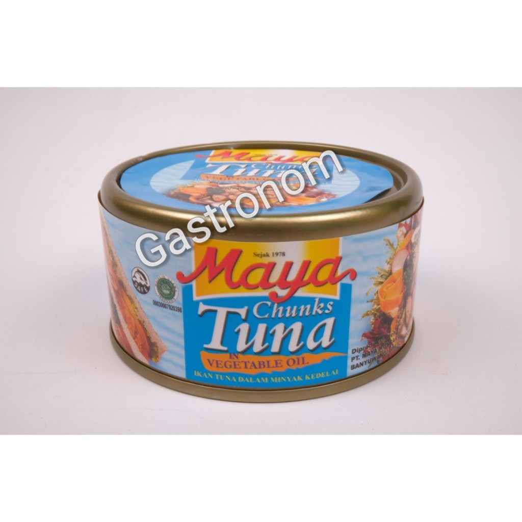 Jual Maya Chunks Tuna Vegetable Oil / Ikan Tuna Dalam Minyak Kedelai ...