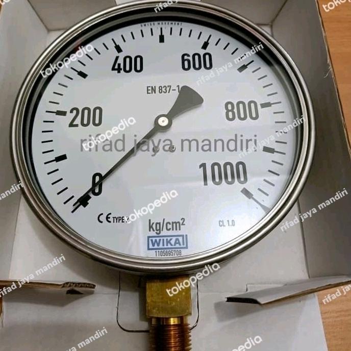 Jual manometer wika 6 inch 1000 kg cm2 | Shopee Indonesia