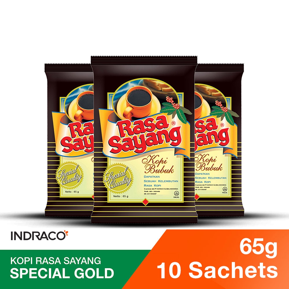 Jual Rasa Sayang Kopi Special Gold (10 sachets x 65g) | Shopee Indonesia