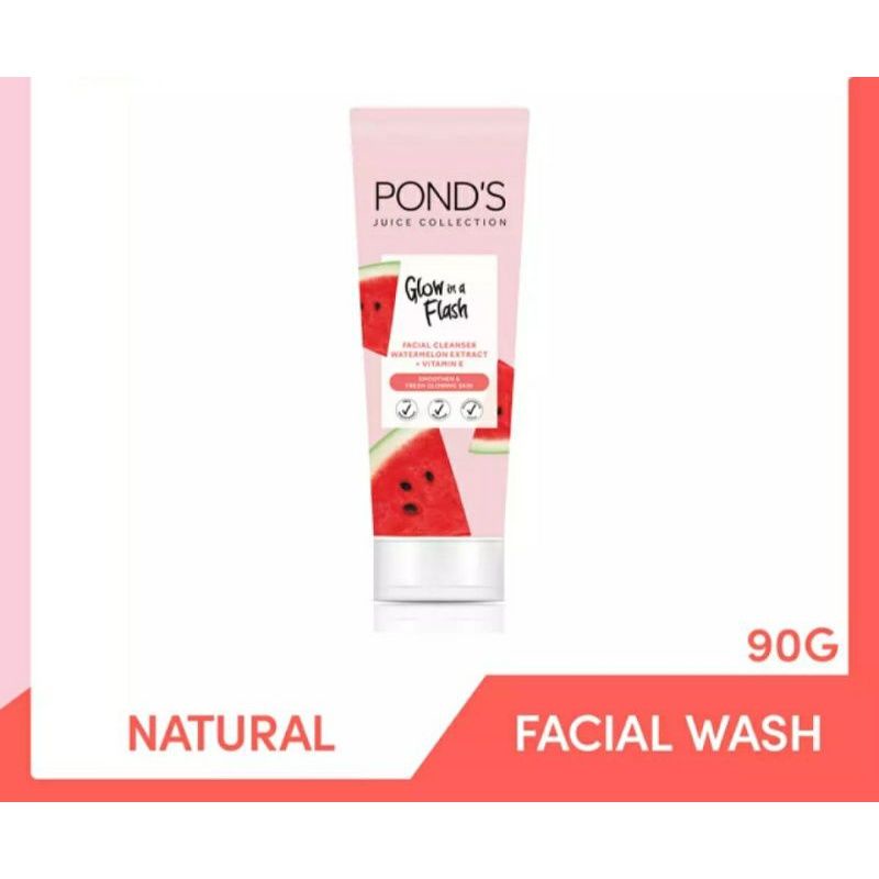 Jual POND'S Juice Collection Facial Foam Watermelon 90g | Shopee Indonesia