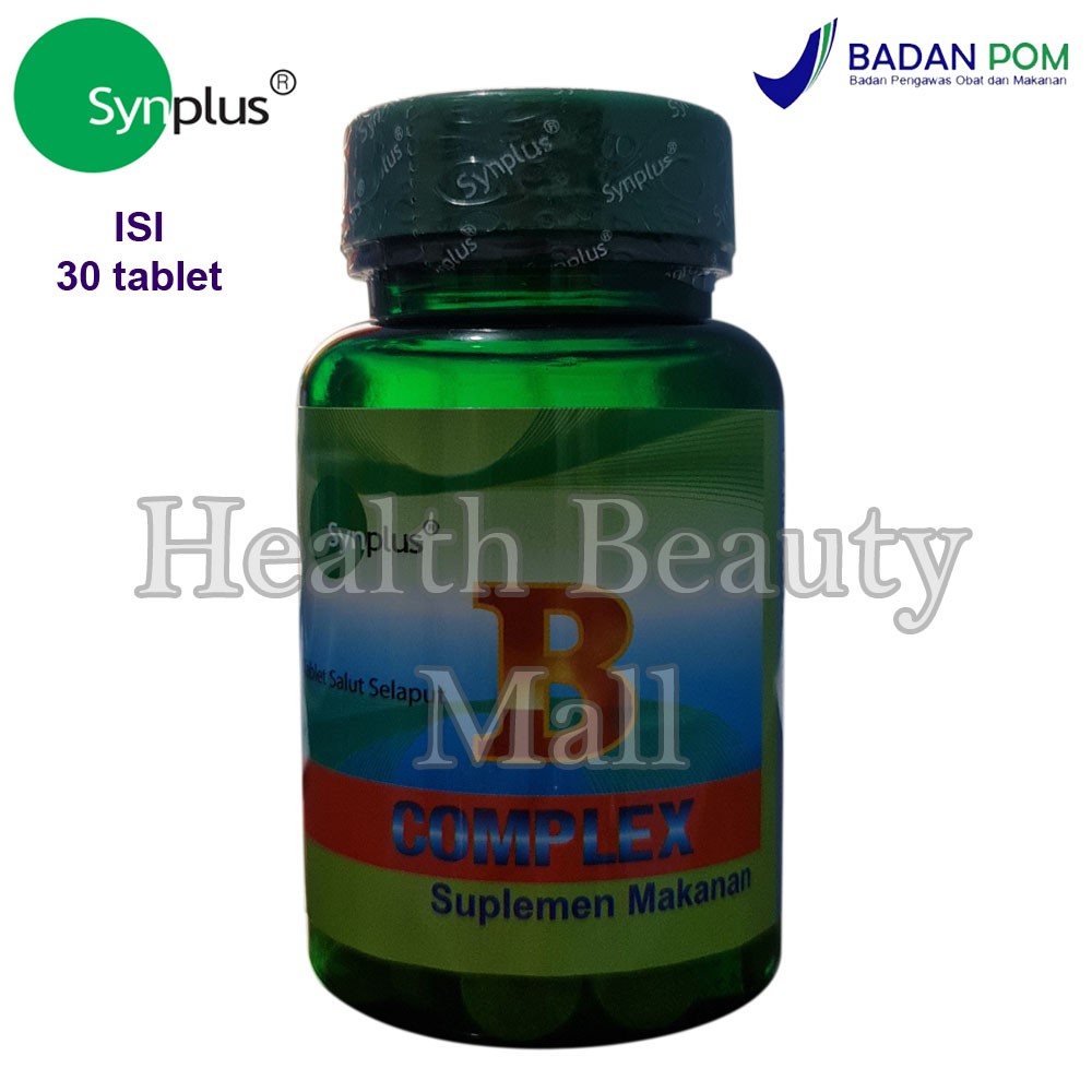 Jual Synplus B Complex 30 Tablet - Vitamin B - Vit B | Shopee Indonesia