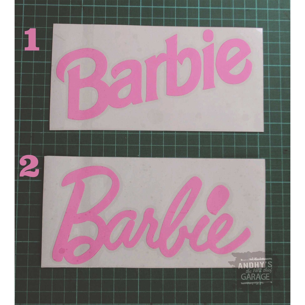Jual Cutting Sticker - Stiker Barbie 12x6cm | Shopee Indonesia