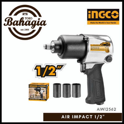 Jual PEMBUKA RODA ANGIN / AIR IMPACT WRENCH 1/2" Inch INGCO AIW12562 ...