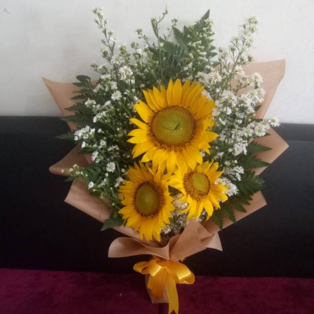 Jual buket bunga matahari fresh | Shopee Indonesia