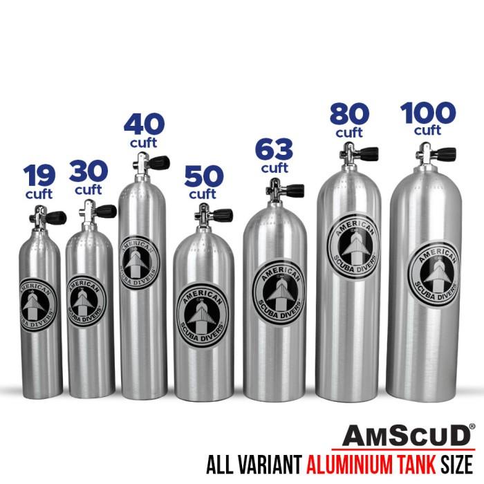 Jual Tabung Selam Amscud / Tabung Scuba / Tank Dive 80 Cuft 11.1 Liter ...