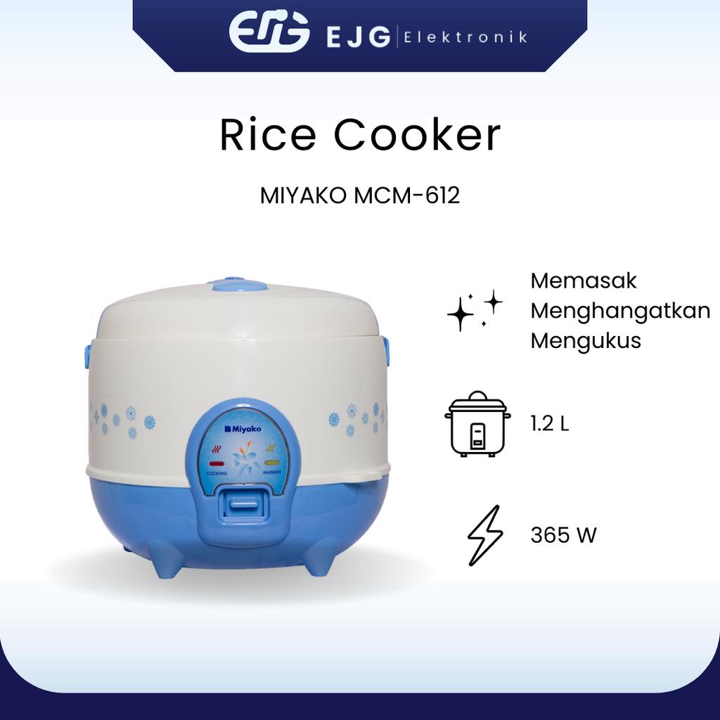 Jual MIYAKO MCM-612 Rice Cooker 3 In 1 (1.2 Liter) | Shopee Indonesia
