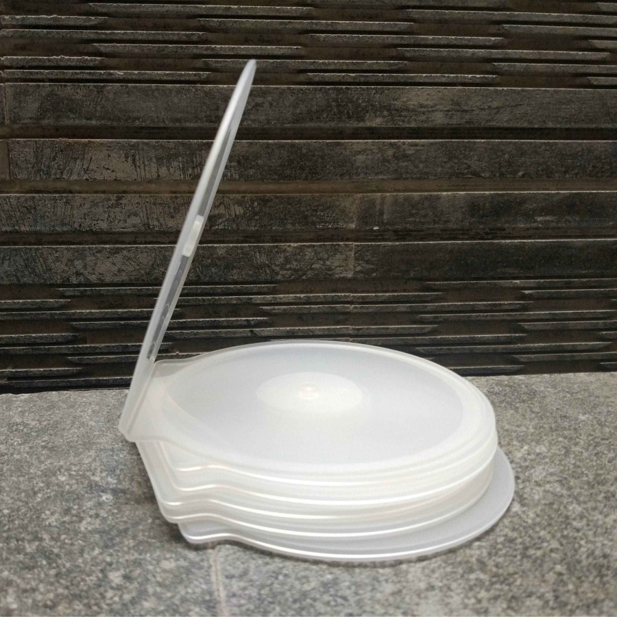 Jual Tempat CD / DVD Case Kerang Casing Oval Bulat Plastik | Shopee ...