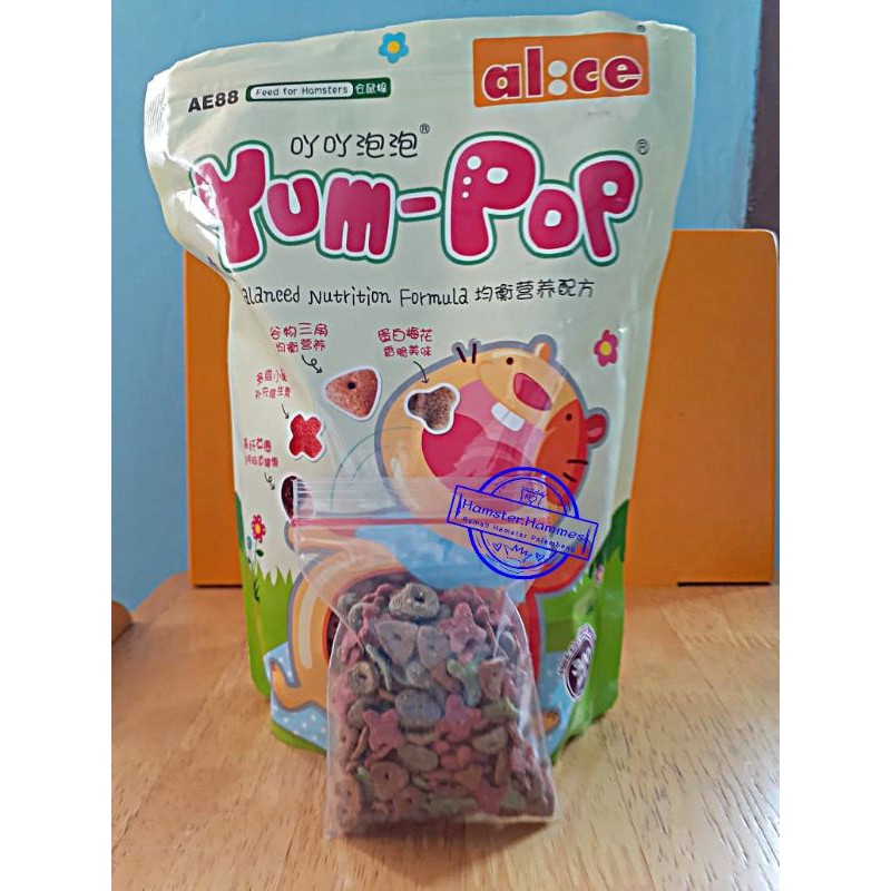 Jual Makanan Hamster Alice Yum-Pop REPACK | Shopee Indonesia