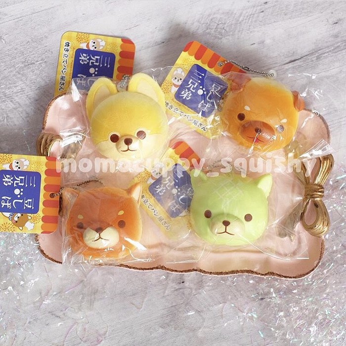 Jual Squishy licensed mini puppy by amuse (squishy roti anjing ...