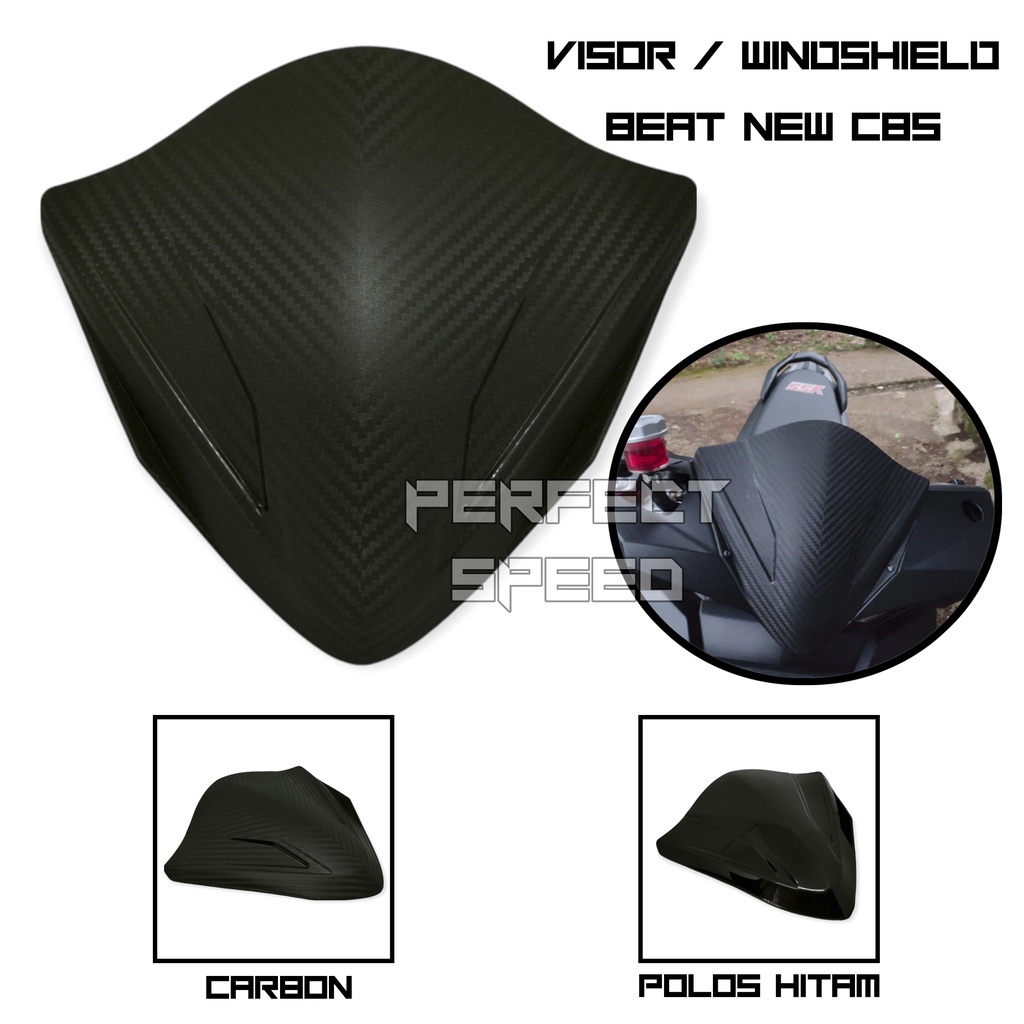 Jual VISOR WINDSHIELD BEAT NEW FI ESP ALL SERIES WANRA HITAM POLOS ...