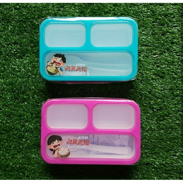Jual Lunch Box Yooyee Mini 3 Sekat | Shopee Indonesia