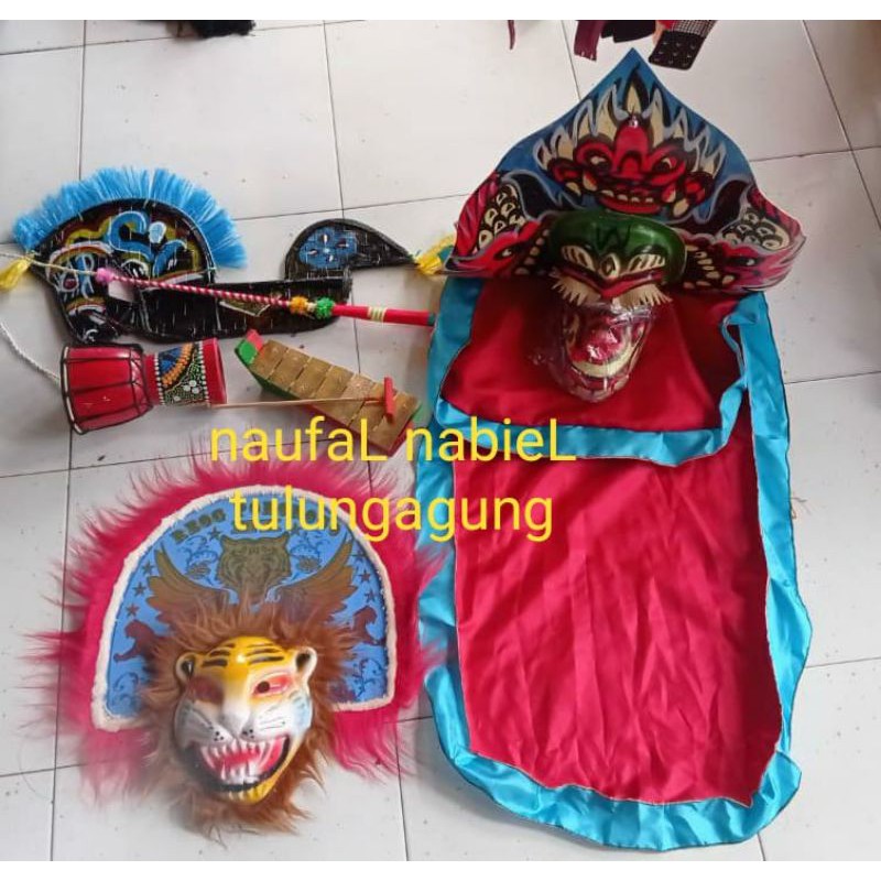 Jual barongan spon topeng reog ponorogo kuda lumping nong ning jimbe ...