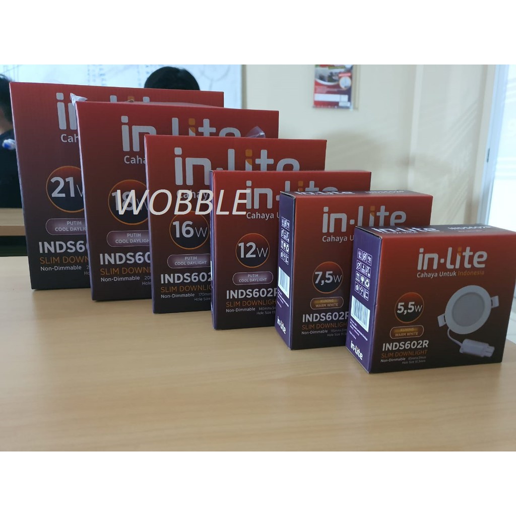 Jual LAMPU DOWNLIGHT LED PANEL IN LITE INLITE COB SLIM 12W 12 W 12WATT ...