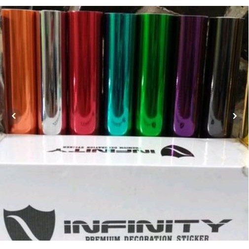 Jual Sticker Infinity Metalic Chrome 45 Cm ( Meteran ) | Shopee Indonesia