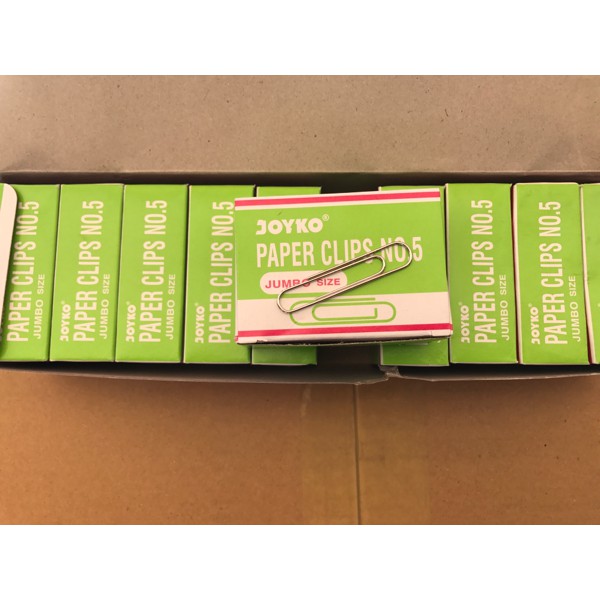 Jual paper clip no 5 joyko / clip besar | Shopee Indonesia