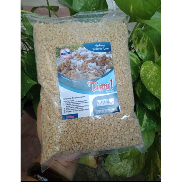 Jual Bersih Tiwul instan asli Gaplek berat 500 gram | Shopee Indonesia