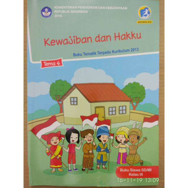 Jual Buku Siswa tema 4 Kelas 3, Kewajiban dan Hakku | Shopee Indonesia