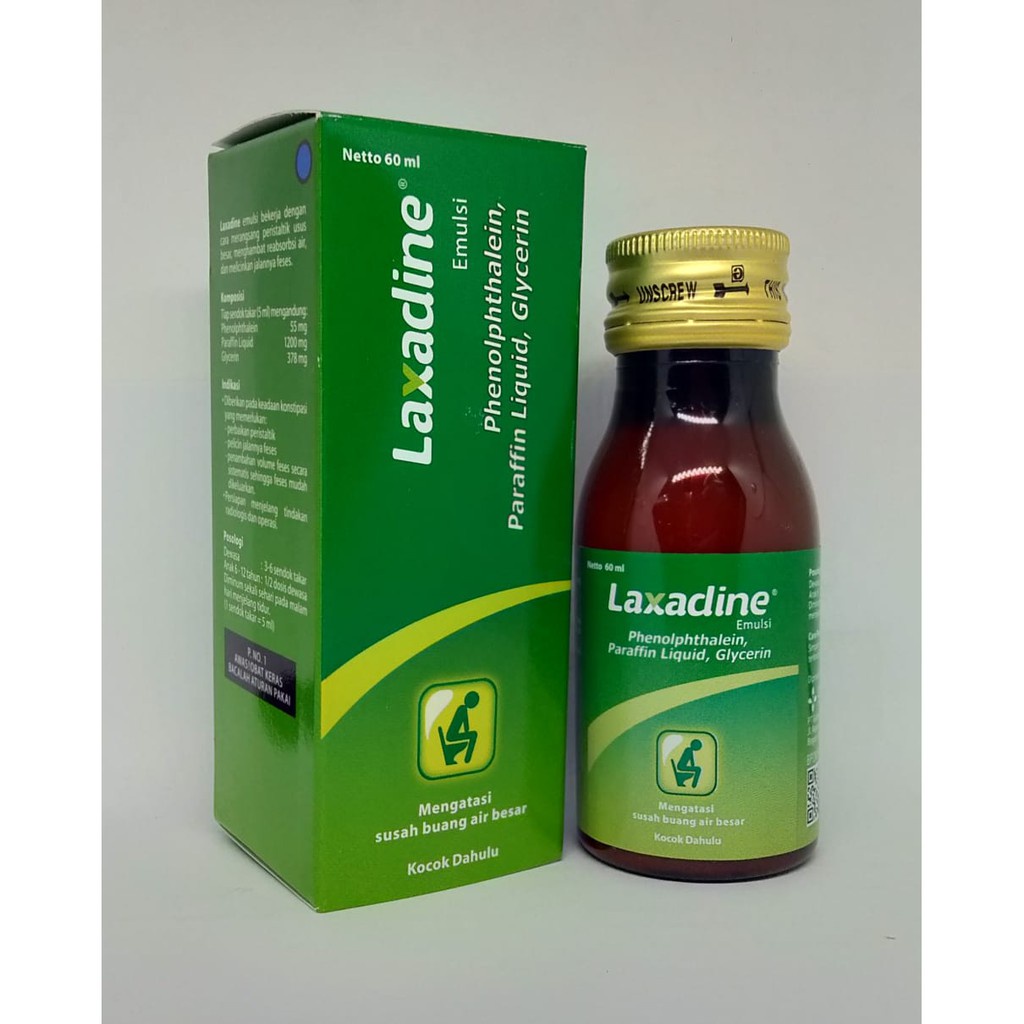 Jual LAXADINE SYRUP MENGATASI SUSAH BUANG AIR BESAR ISI 60 ML | Shopee ...