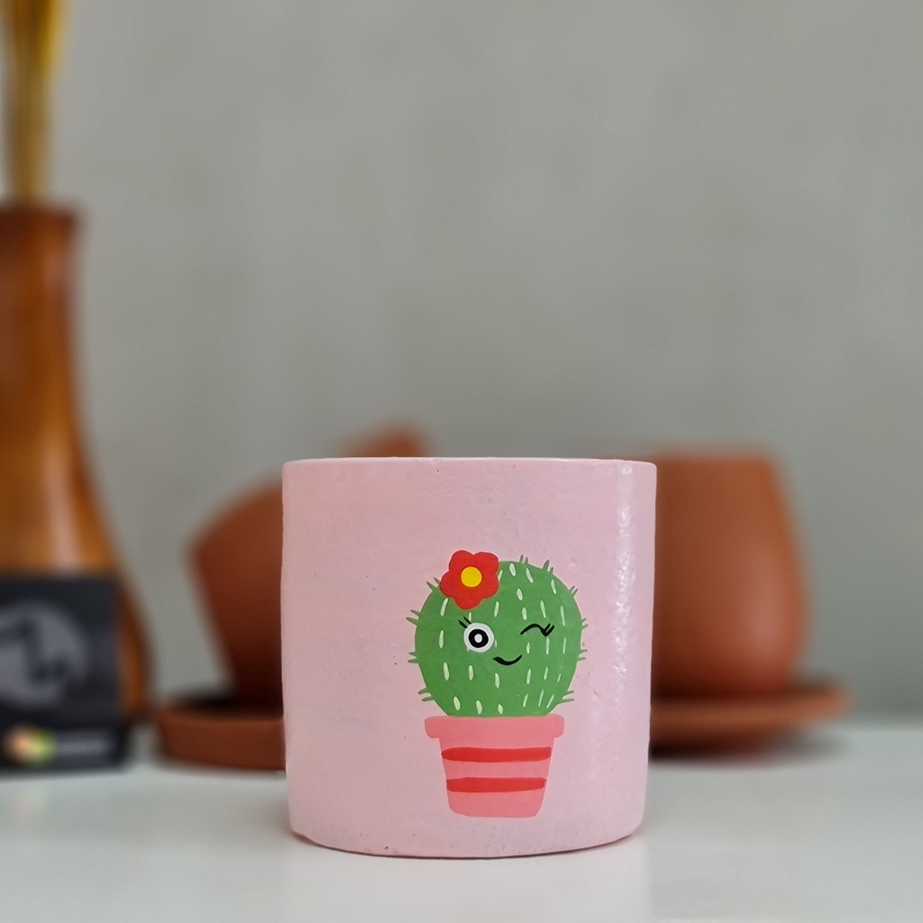 Jual Pot Lukis Diameter 10 cm l Pot Lukis Gerabah l Vas Tanah Liat l ...