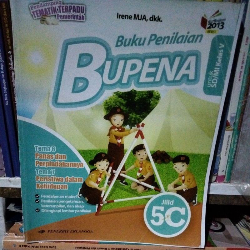 Jual BUKU PENILAIAN BUPENA JILID 5C UNTUK SD/MI KELAS V K2013 REVISI | Shopee Indonesia