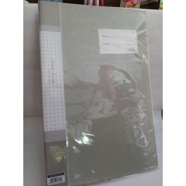 Jual Clear Book / Clear Holder / Dokumen Keeper / Display Book(isi 40 ...
