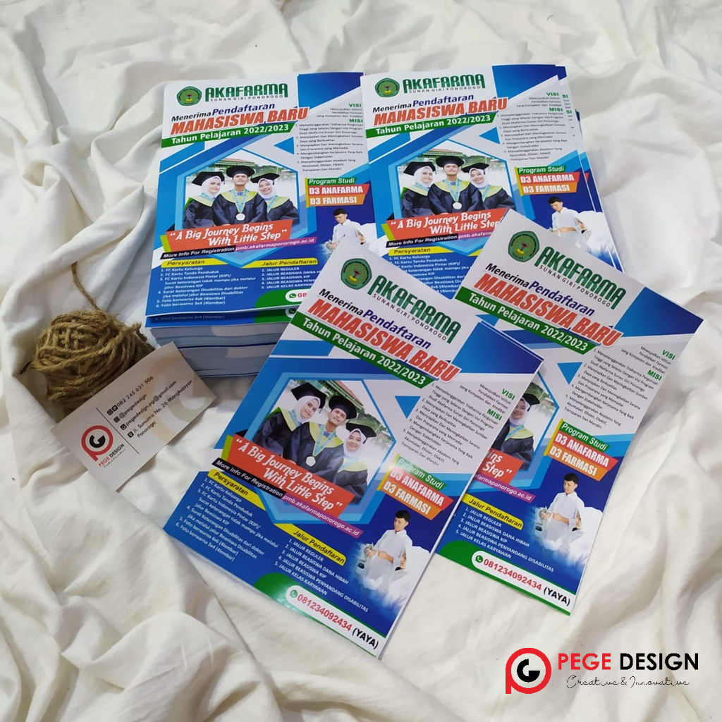 Jual Cetak Brosur A5 / Cetak Flyer / Leaflet Art Paper 150 Gram ...